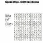 Sopa de letras para imprimir - Deportes poco conocidos
