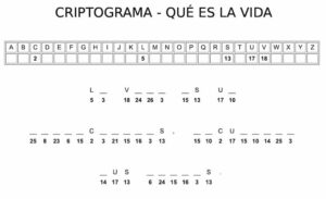 criptograma para imprimir | Página 2 de 4 | Pasatiempos para imprimir