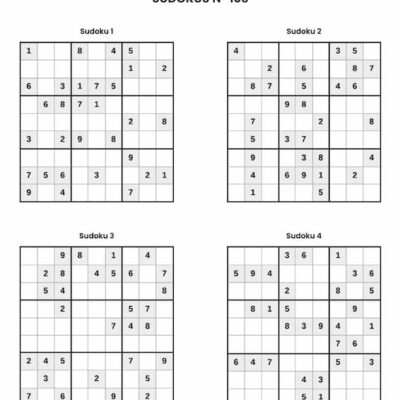 Sudokus para imprimir nº 98